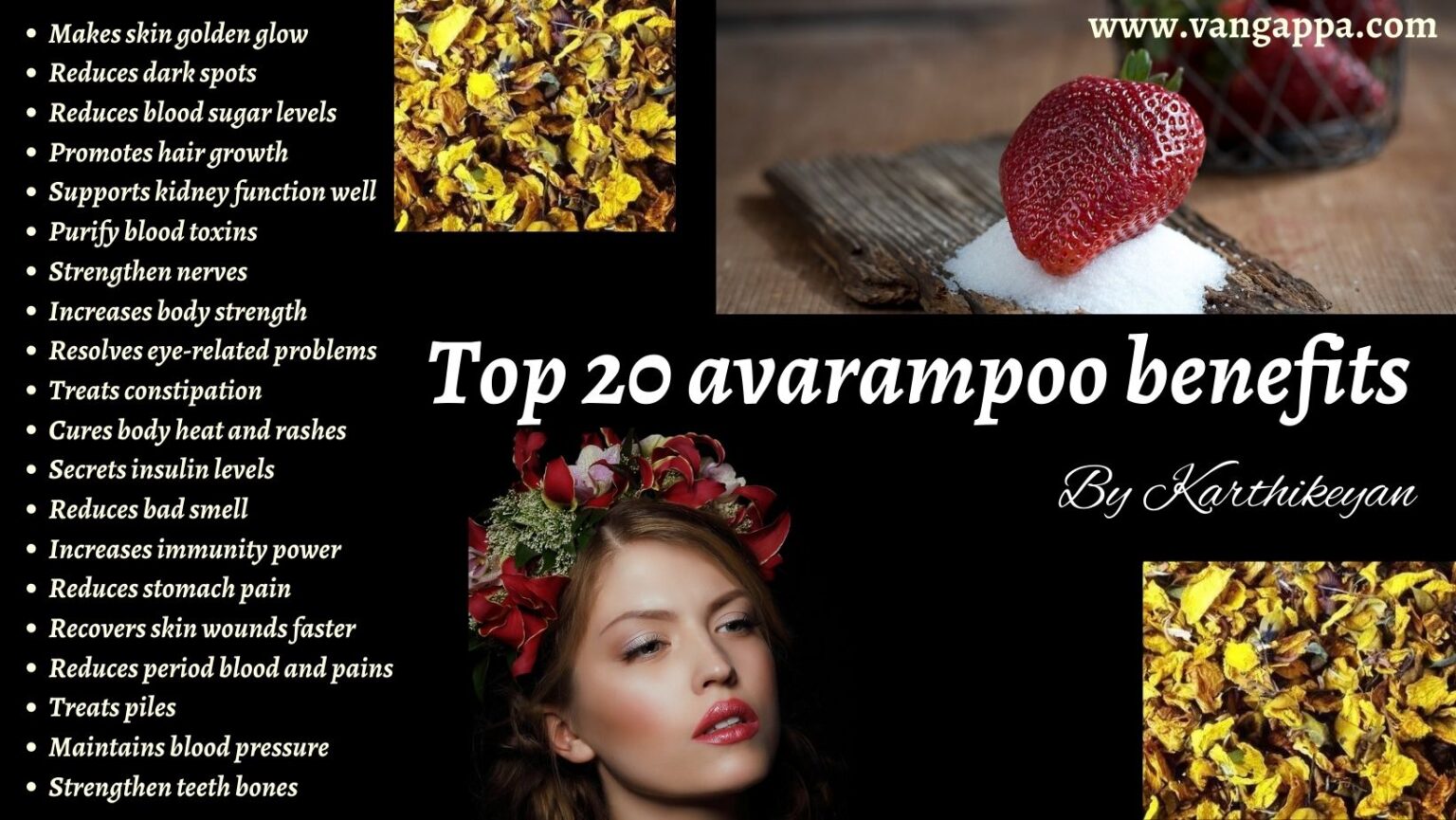 Top 20 Avarampoo benefits - Vangappa