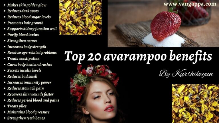 Top 20 Avarampoo benefits - Vangappa